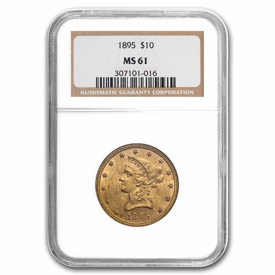 Buy 1895 $10 Liberty Gold Eagle MS-61 NGC | APMEX