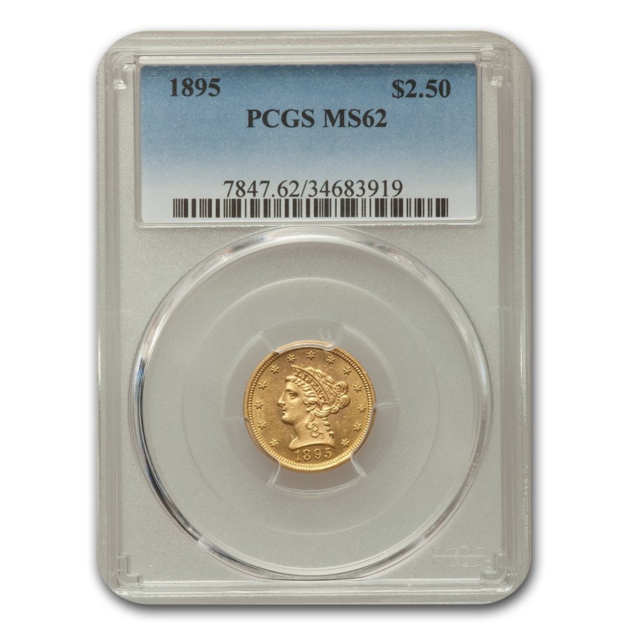 Buy 1895 $2.50 Liberty Gold Quarter Eagle MS-62 PCGS | APMEX