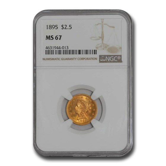 Buy 1895 $2.50 Liberty Gold Quarter Eagle MS-67 NGC | APMEX