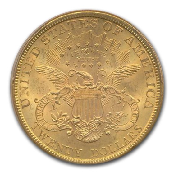 Buy 1895 $20 Liberty Gold Double Eagle MS-62+ PCGS CAC | APMEX