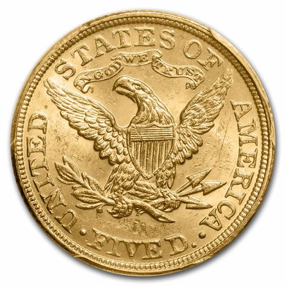Buy 1895 $5 Liberty Gold Half Eagle MS-63 PCGS | APMEX