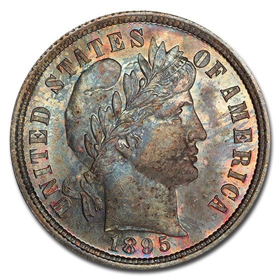 Buy 1895 Barber Dime MS-66 PCGS | APMEX