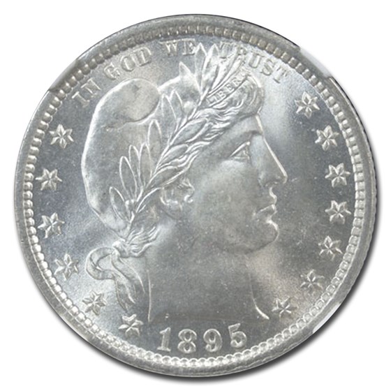 Buy 1895 Barber Quarter MS-67 NGC | APMEX