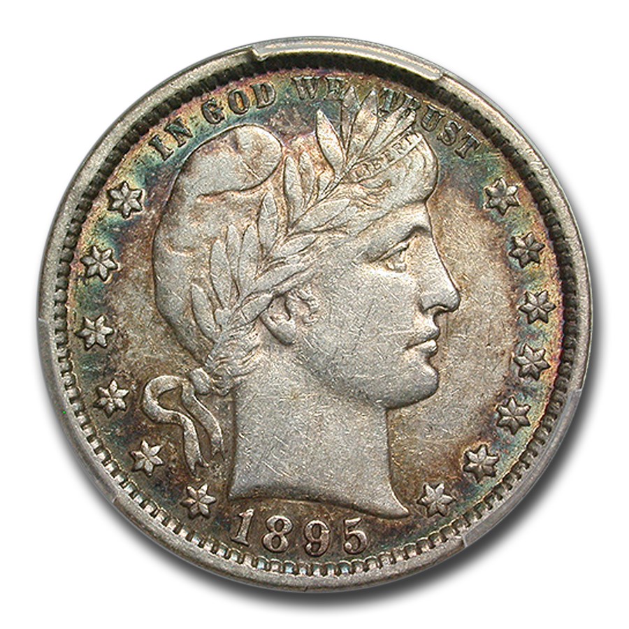 1895 Barber Quarter XF-45 PCGS