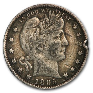Buy 1895 Barber Quarter XF (Detail) | APMEX