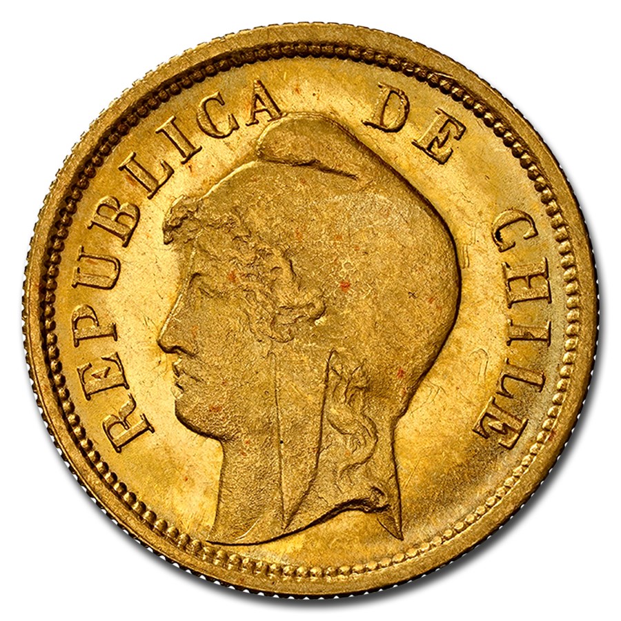 Buy 1895 Chile Gold 10 Pesos MS-65 NGC | APMEX