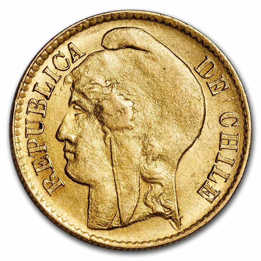 Buy 1895 Chile Gold 5 Pesos Liberty BU | APMEX