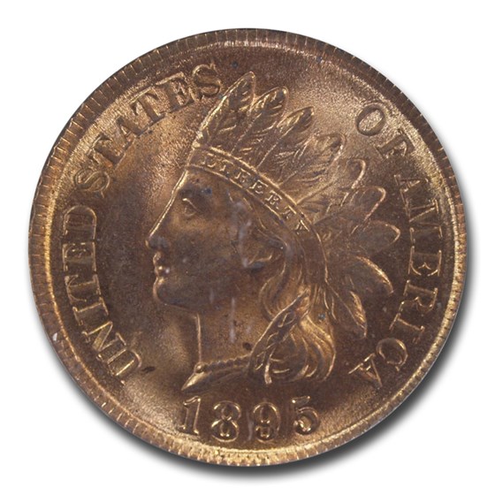 Buy 1895 Indian Head Cent MS-64 PCGS CAC (Red) | APMEX