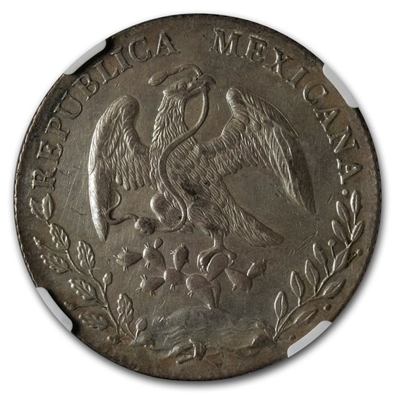 Buy 1895-Mo AB Mexico Silver 8 Reales MS-61 NGC | APMEX