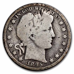 Buy 1895-O Barber Half Dollar VG Details (Cleaned) | APMEX