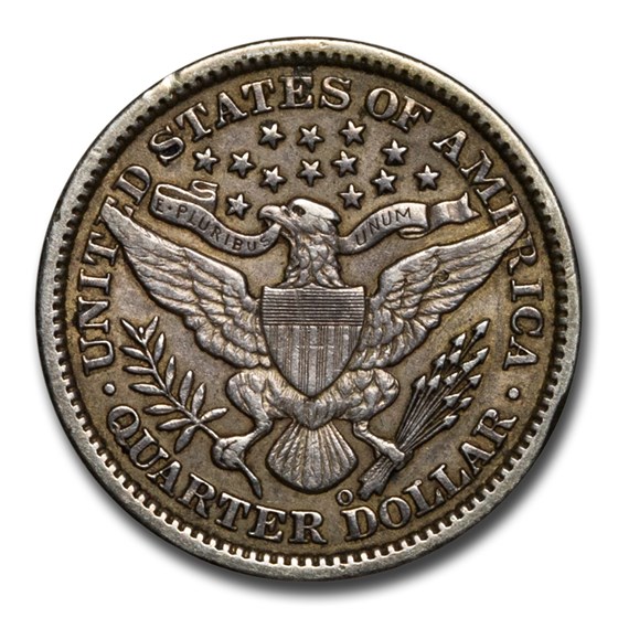 Buy 1895-O Barber Quarter AU | APMEX