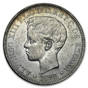 Buy 1895 Puerto Rico Silver Peso Choice XF | APMEX
