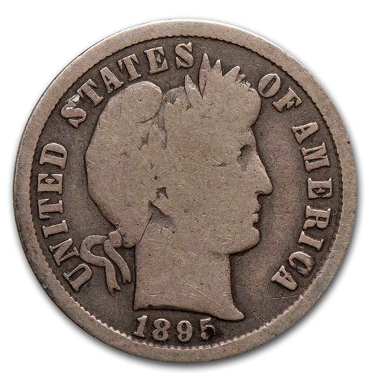 Buy 1895-S Barber Dime VG | APMEX
