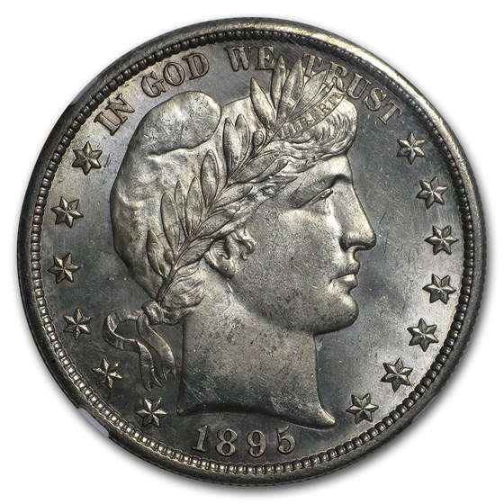 Buy 1895-S Barber Half Dollar MS-64+ NGC | APMEX
