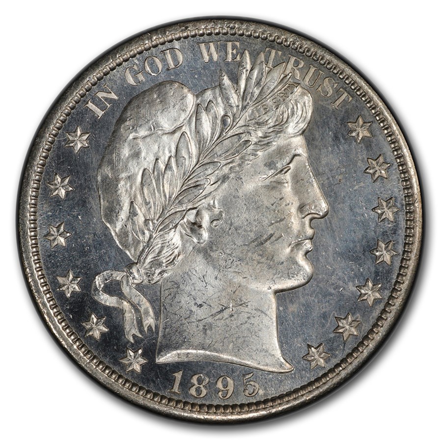 Buy 1895-S Barber Half Dollar MS-64 PCGS CAC (PL) | APMEX