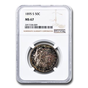 Buy 1895-S Barber Half Dollar MS-67 NGC | APMEX
