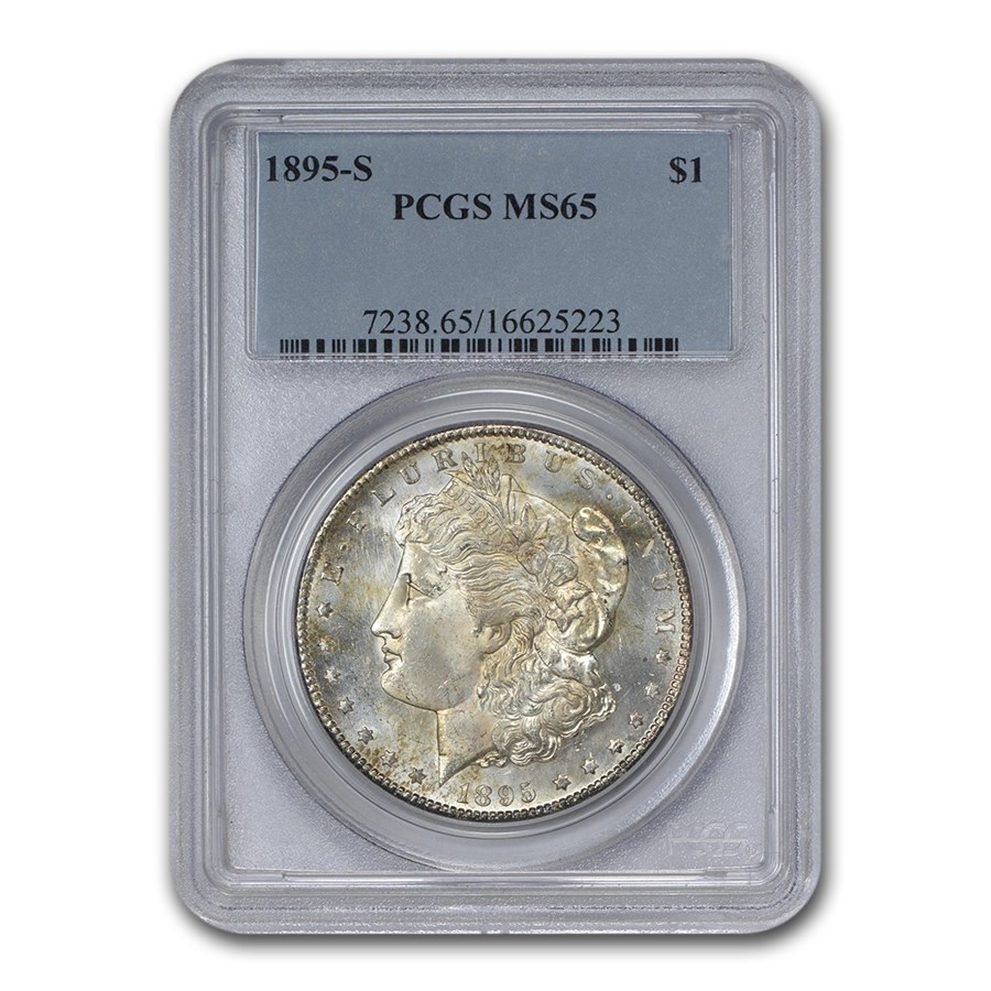 Buy 1895-S Morgan Dollar MS-65 PCGS | APMEX
