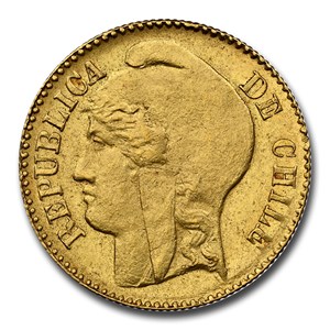 1895-So Chile Gold 5 Pesos MS-65 NGC