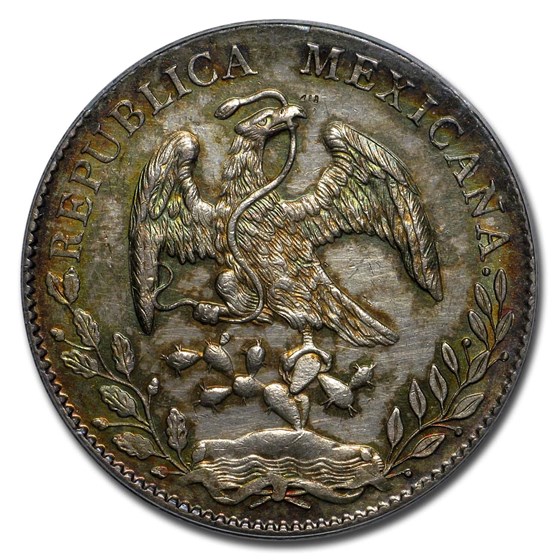 Buy 1895 Zs FZ Mexico Silver 8 Reales MS-61 PCGS | APMEX