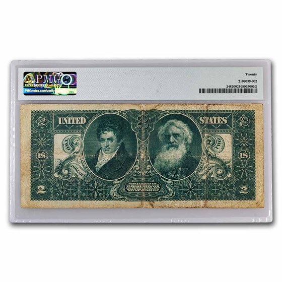 Buy 1896 $2.00 Silver Certificate Educational Note VF-20 PMG (Fr#248 ...