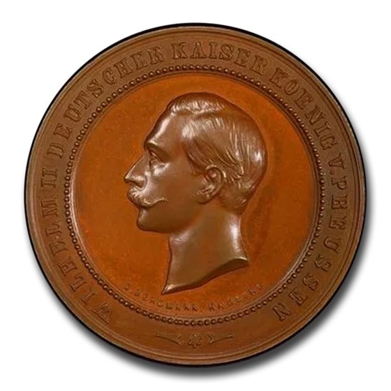 1896 Germany Wilhelm II Monument Medal MS-64 PCGS