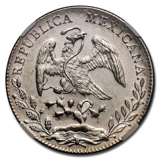 Buy 1896-Go RS Mexico Silver 8 Reales MS-61 NGC | APMEX