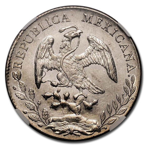 Buy 1896 Mo-AM Mexico Silver 8 Reales MS-61 NGC | APMEX