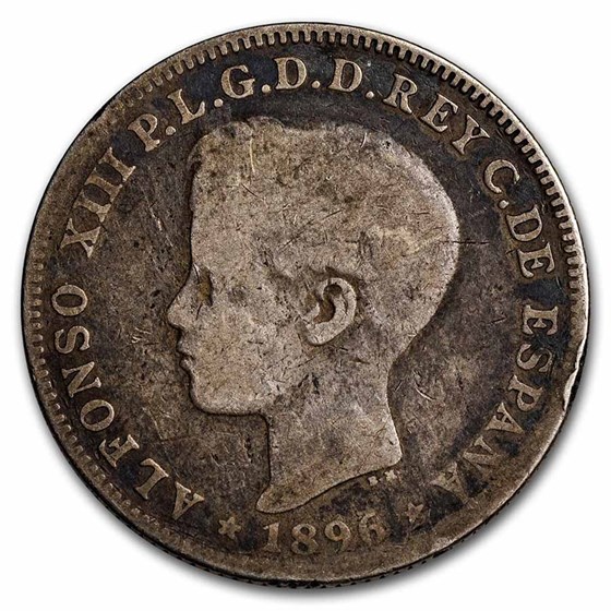 Buy 1896 Puerto Rico Silver 40 Centavos VG | APMEX