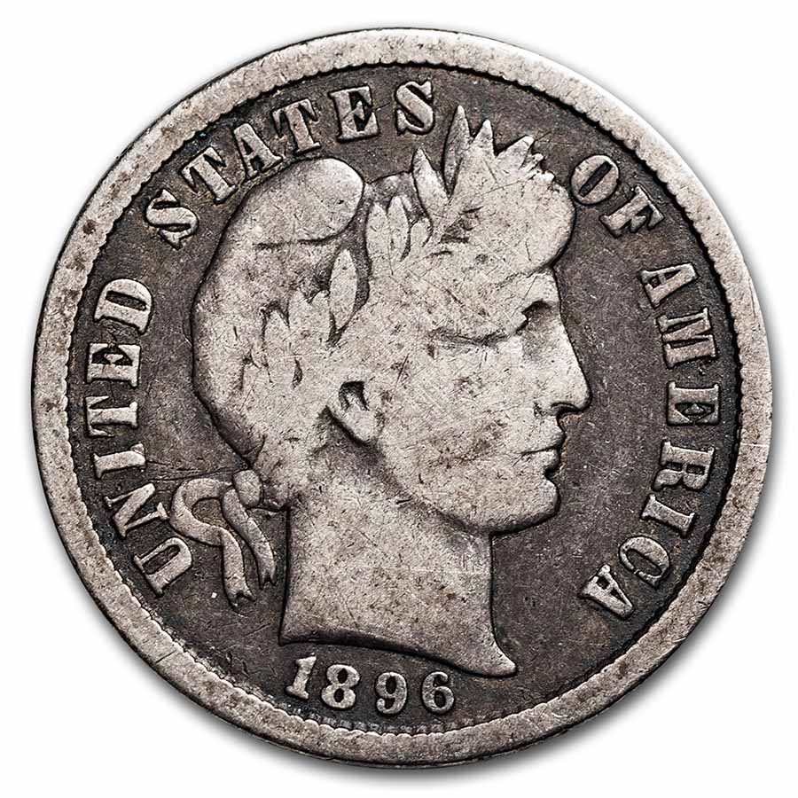 Buy 1896-S Barber Dime VG | APMEX