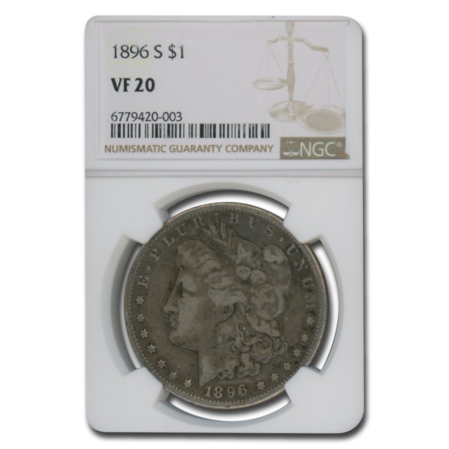 Buy 1896-S Morgan Dollar VF-20 NGC | APMEX