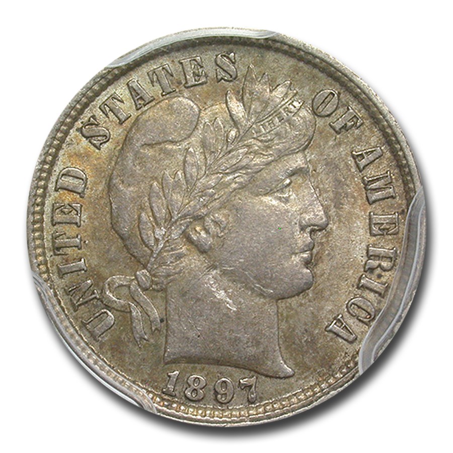 Buy 1897 Barber Dime MS-63 PCGS | APMEX