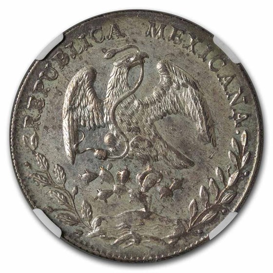 Buy 1897-Go RS Mexico Silver 8 Reales MS-61 NGC | APMEX