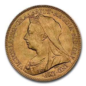 Buy 1897 Great Britain Gold Half Sovereign Victoria MS-63+ NGC | APMEX