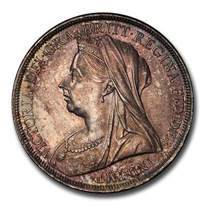 Buy 1897 Great Britain Silver Crown Victoria MS-62 PCGS | APMEX
