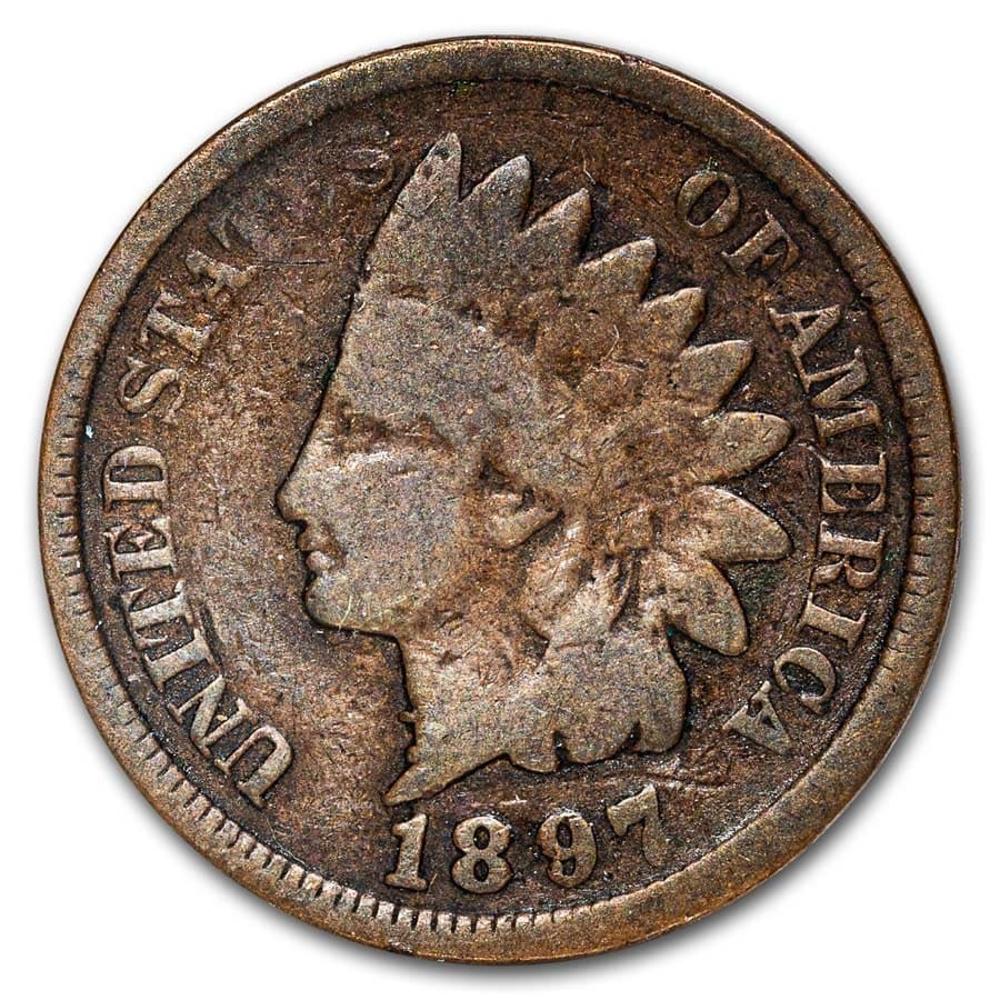 Buy 1897 Indian Head Cent Good (1 in Neck) | APMEX