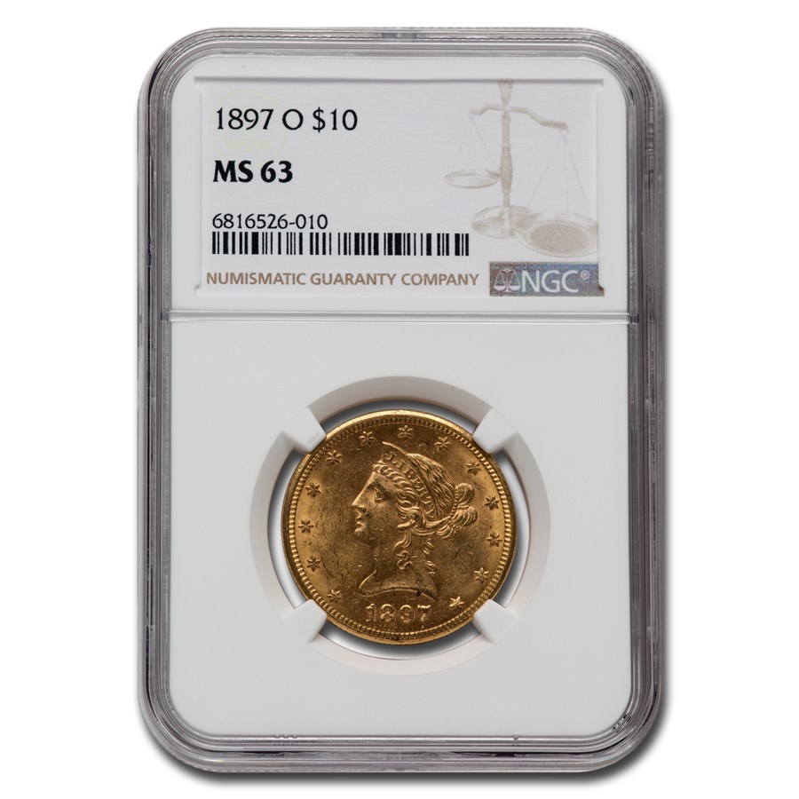 Buy 1897-O $10 Liberty Gold Eagle MS-63 NGC | APMEX