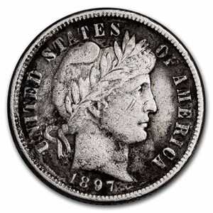 Buy 1897-O Barber Dime Extra Fine Details (Cleaned) | APMEX