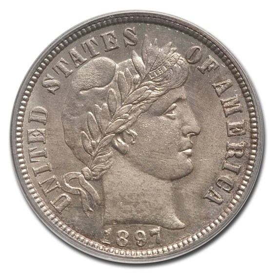 Buy 1897-O Barber Dime MS-63 PCGS CAC | APMEX