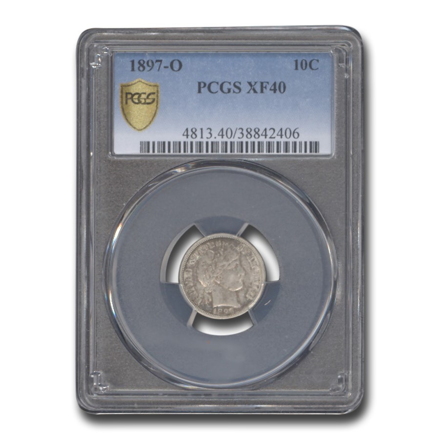 Buy 1897-O Barber Dime XF-40 PCGS | APMEX