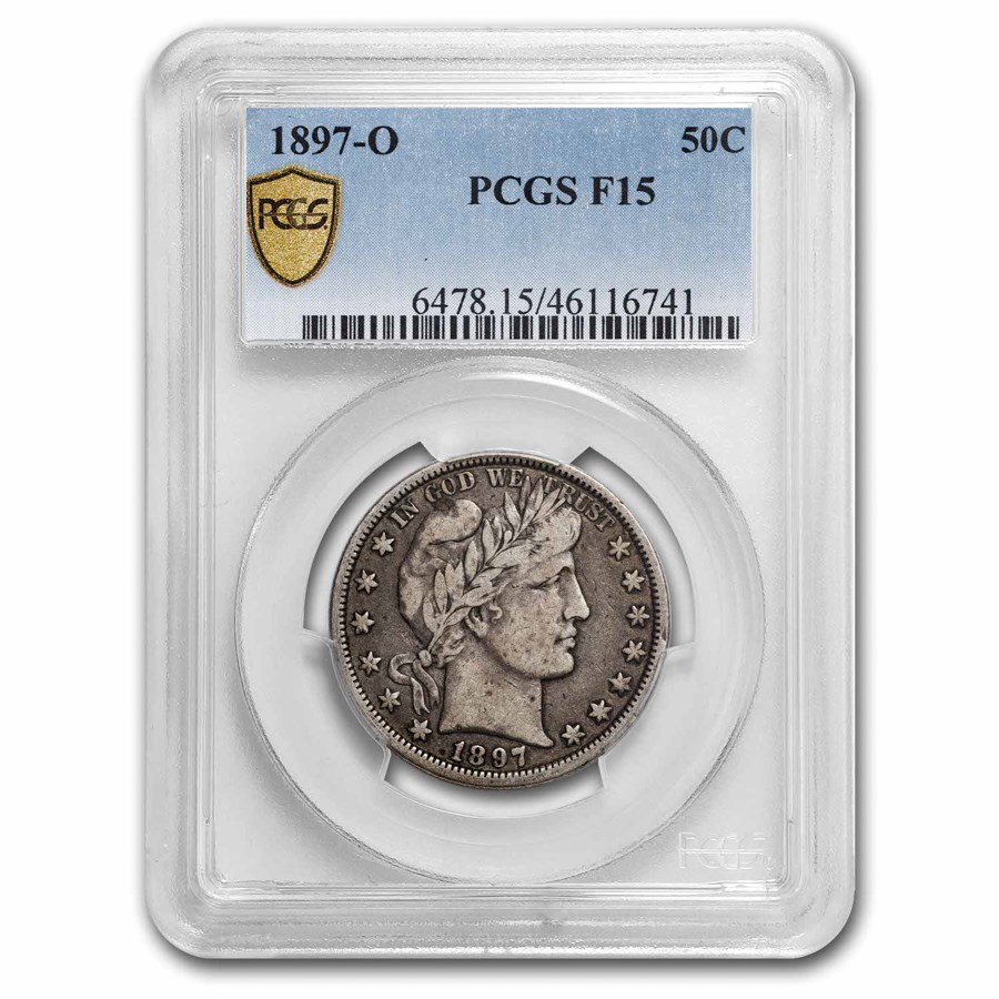 Buy 1897-O Barber Half Dollar F-15 PCGS | APMEX