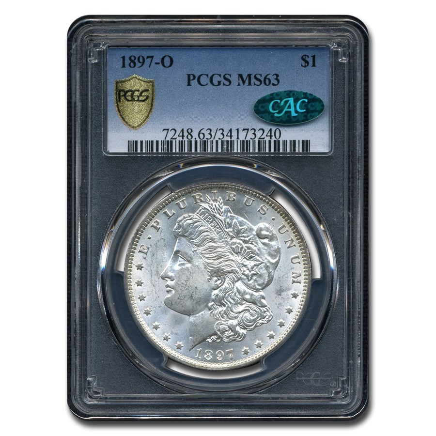 Buy 1897-O Morgan Dollar MS-63 PCGS CAC | APMEX