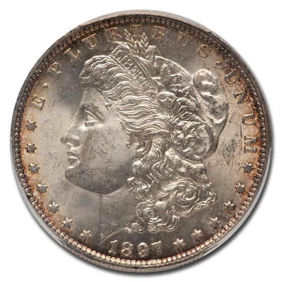 Buy 1897-O Morgan Dollar MS-63 PCGS | APMEX