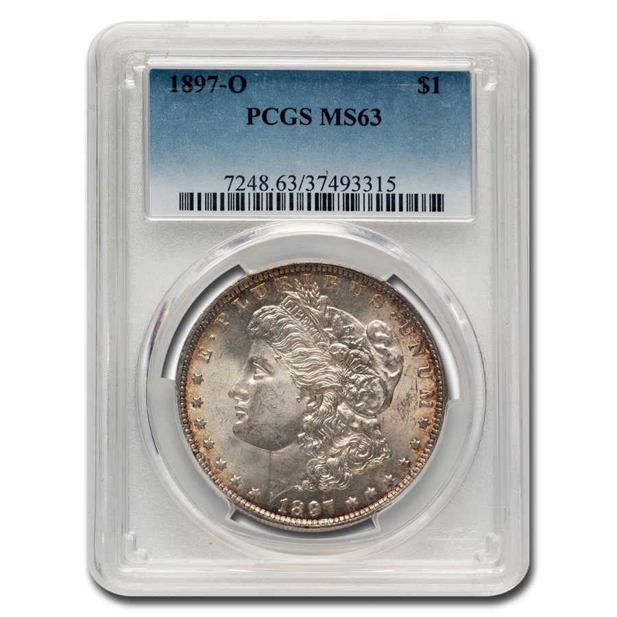 Buy 1897-O Morgan Dollar MS-63 PCGS | APMEX