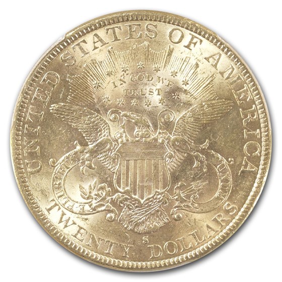 Buy 1897-S $20 Liberty Gold Double Eagle AU-58 PCGS | APMEX