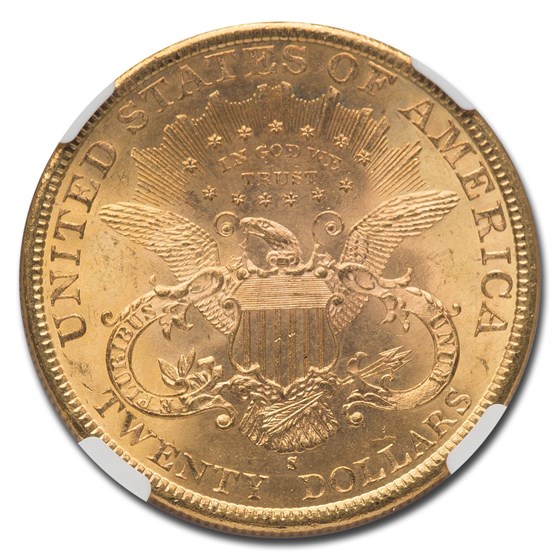 Buy 1897-S $20 Liberty Gold Double Eagle MS-64 NGC | APMEX