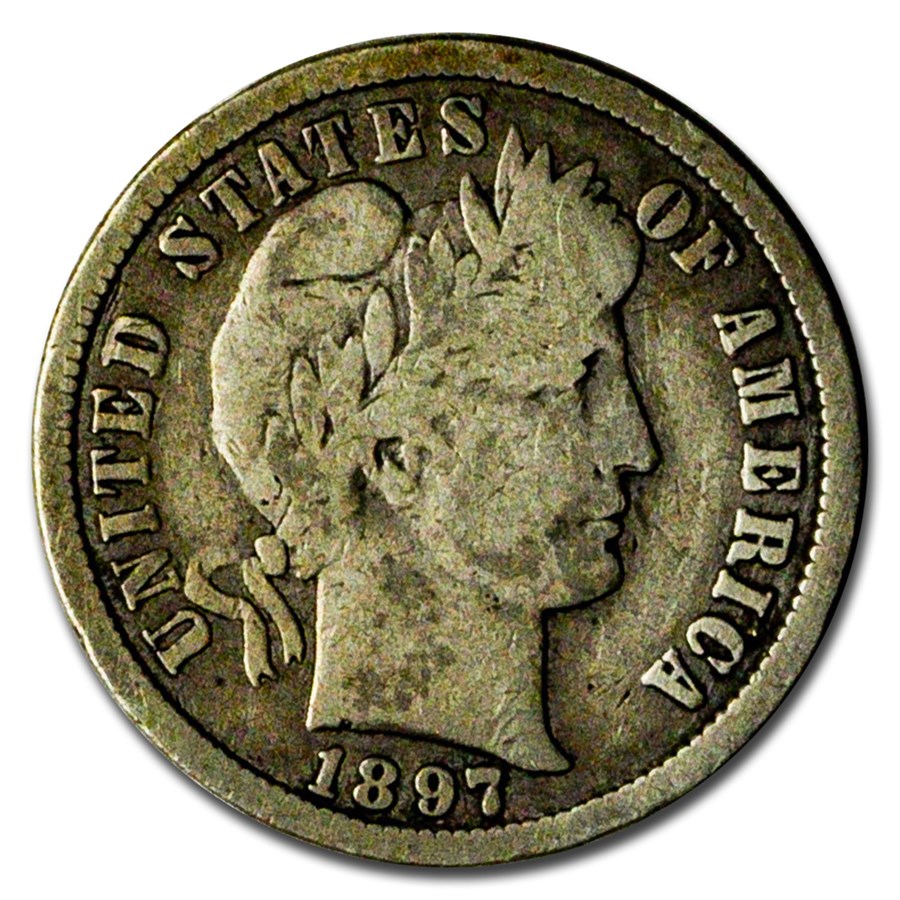 Buy 1897-S Barber Dime VG | APMEX
