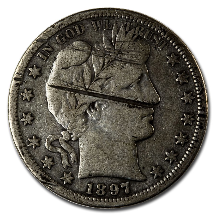 Buy 1897-S Barber Half Dollar Fine (Details) | APMEX