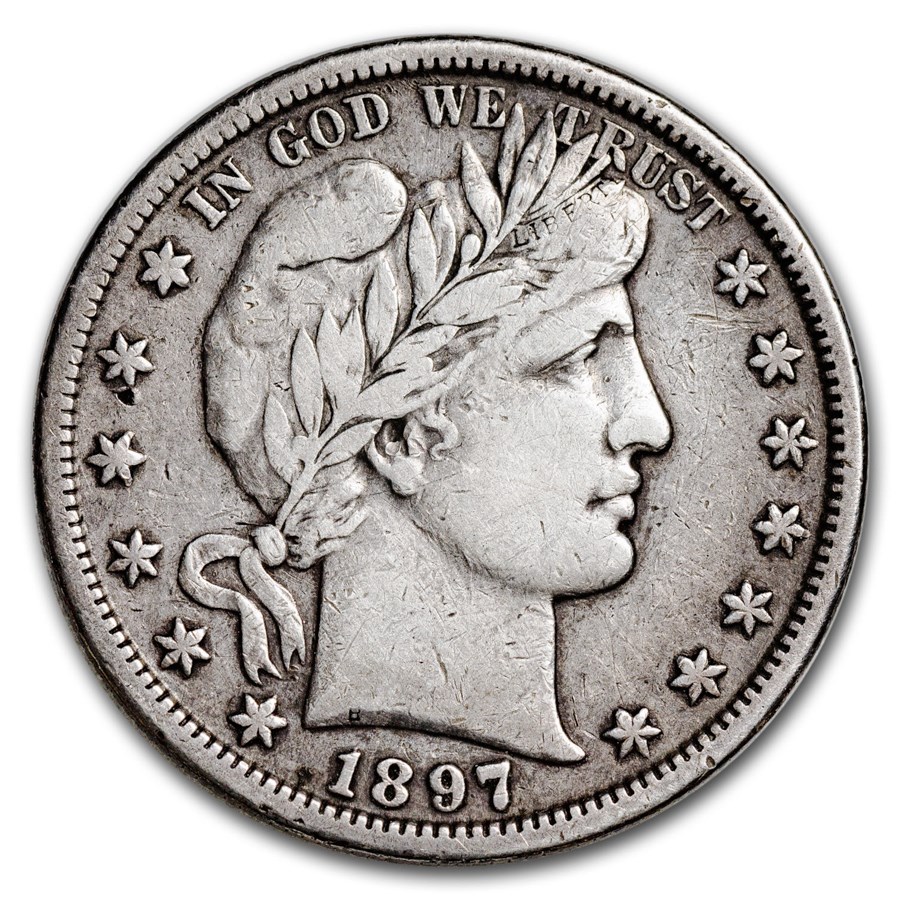 Buy 1897-S Barber Half Dollar Fine | APMEX