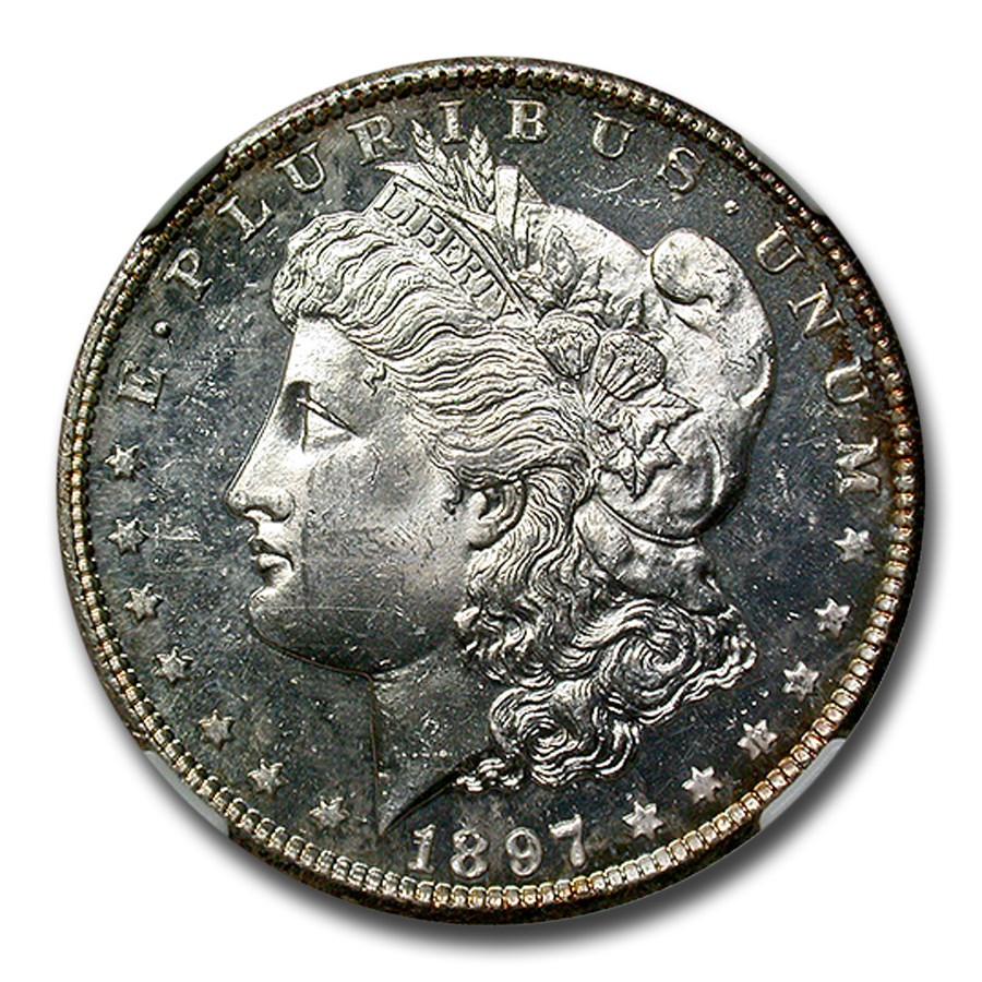 1897-S Morgan Dollar MS-63 NGC (DPL)