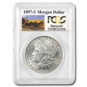 Buy 1897-S Stage Coach Morgan Dollar BU PCGS | APMEX